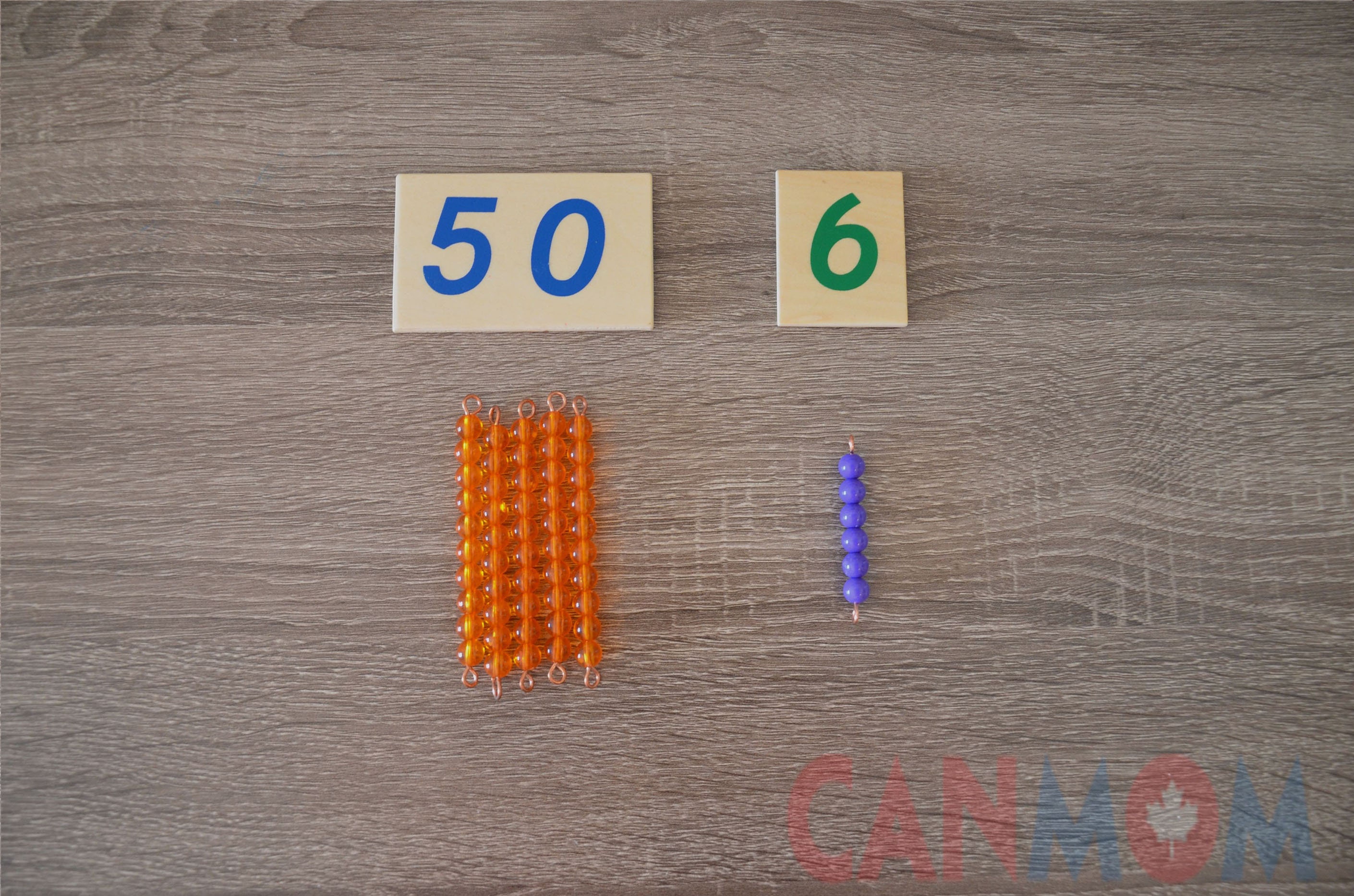 Montessori Double Digits Learning Place Value Math Set | Etsy