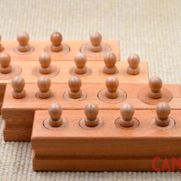 Wooden Cylinder Puzzle - Etsy