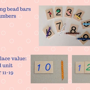 Montessori Numbers Bead Bars | Montessori Math Materials | Montessori ...