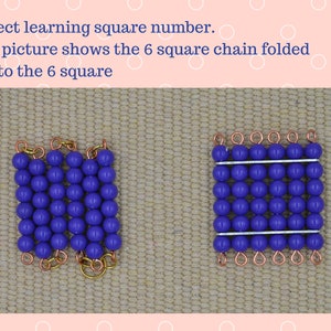 Montessori Colored Bead Set / Prep for Multiplication / Math Material ...