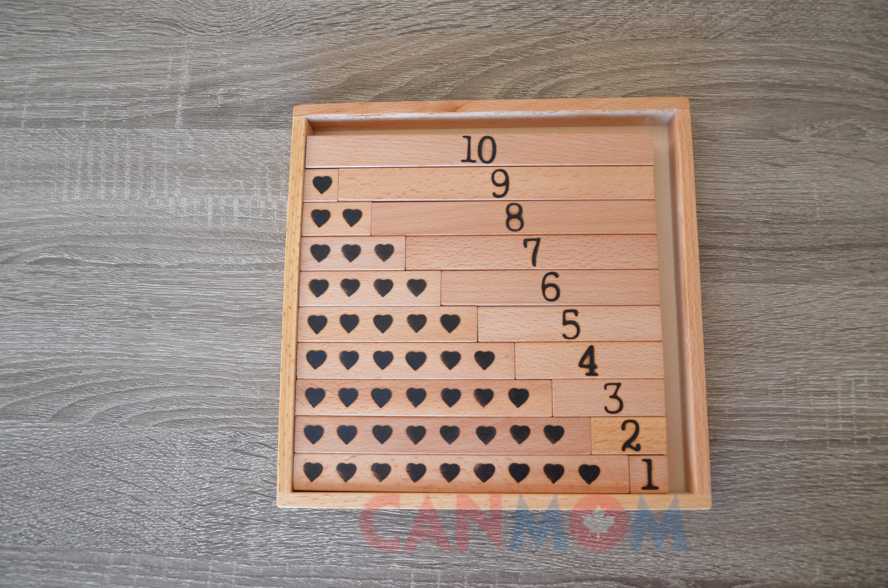 Montessori Personalized Number Puzzle / Preschool Math | Etsy