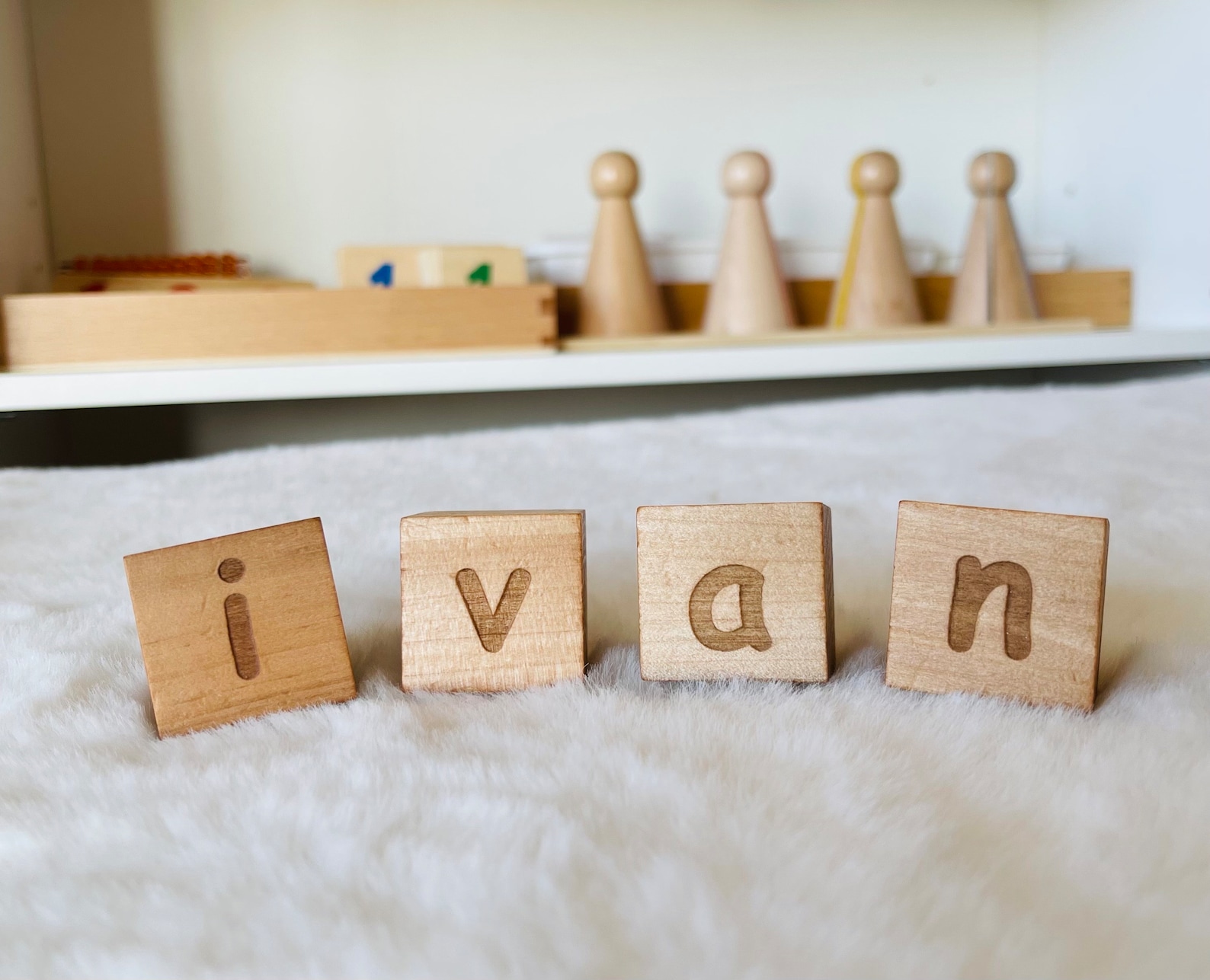 Personalized Wooden Name Blocks / Preschooler Learning Puzzle / All ...