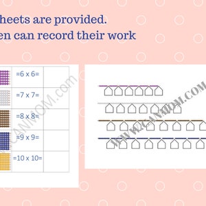 Montessori Short Bead Chains / Math Educational Learning Material ...