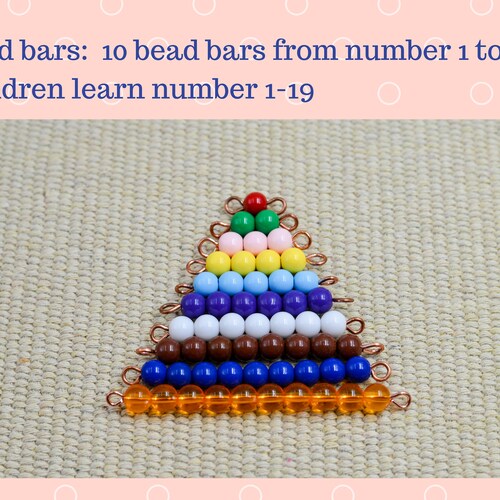 Montessori Numbers Bead Bars Montessori Math Materials - Etsy