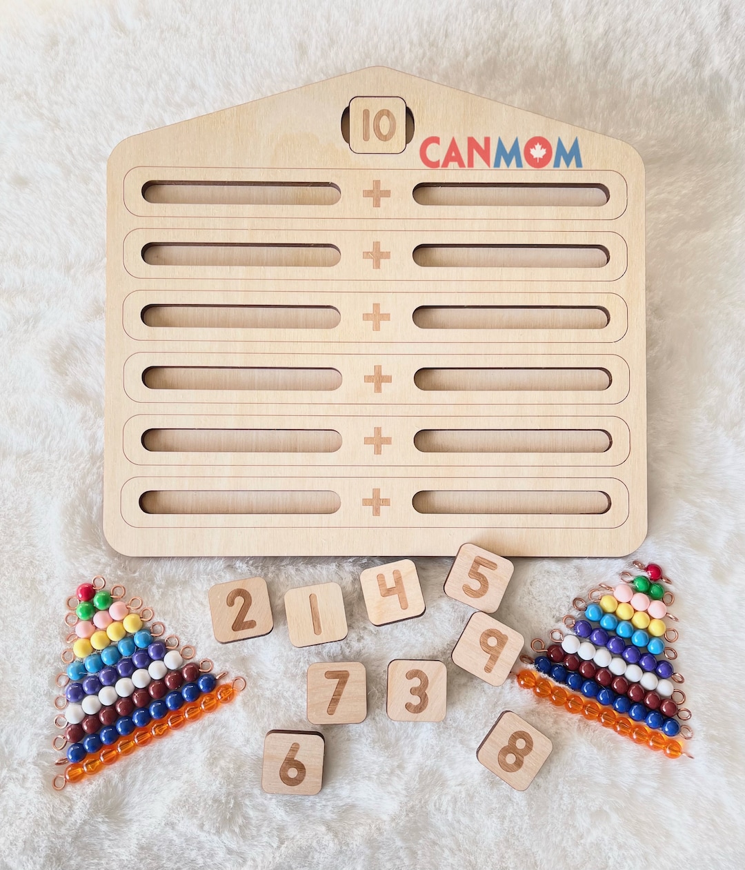 Montessori Bead House and Bead Bars 1-10 | Montessori Math Materials ...