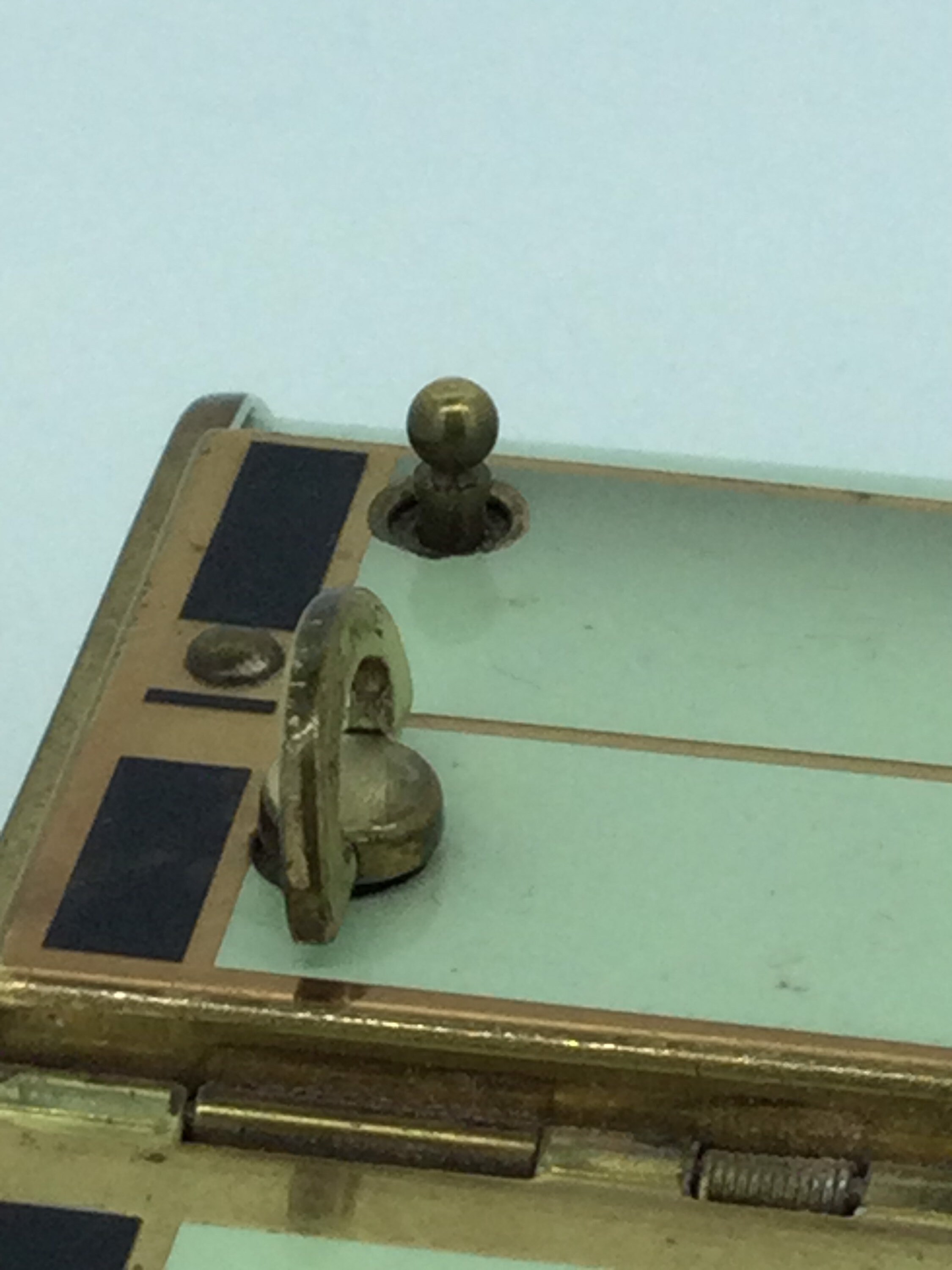 Antique Enamelled Music Box Vanity Box Collectable Wind up Working ...