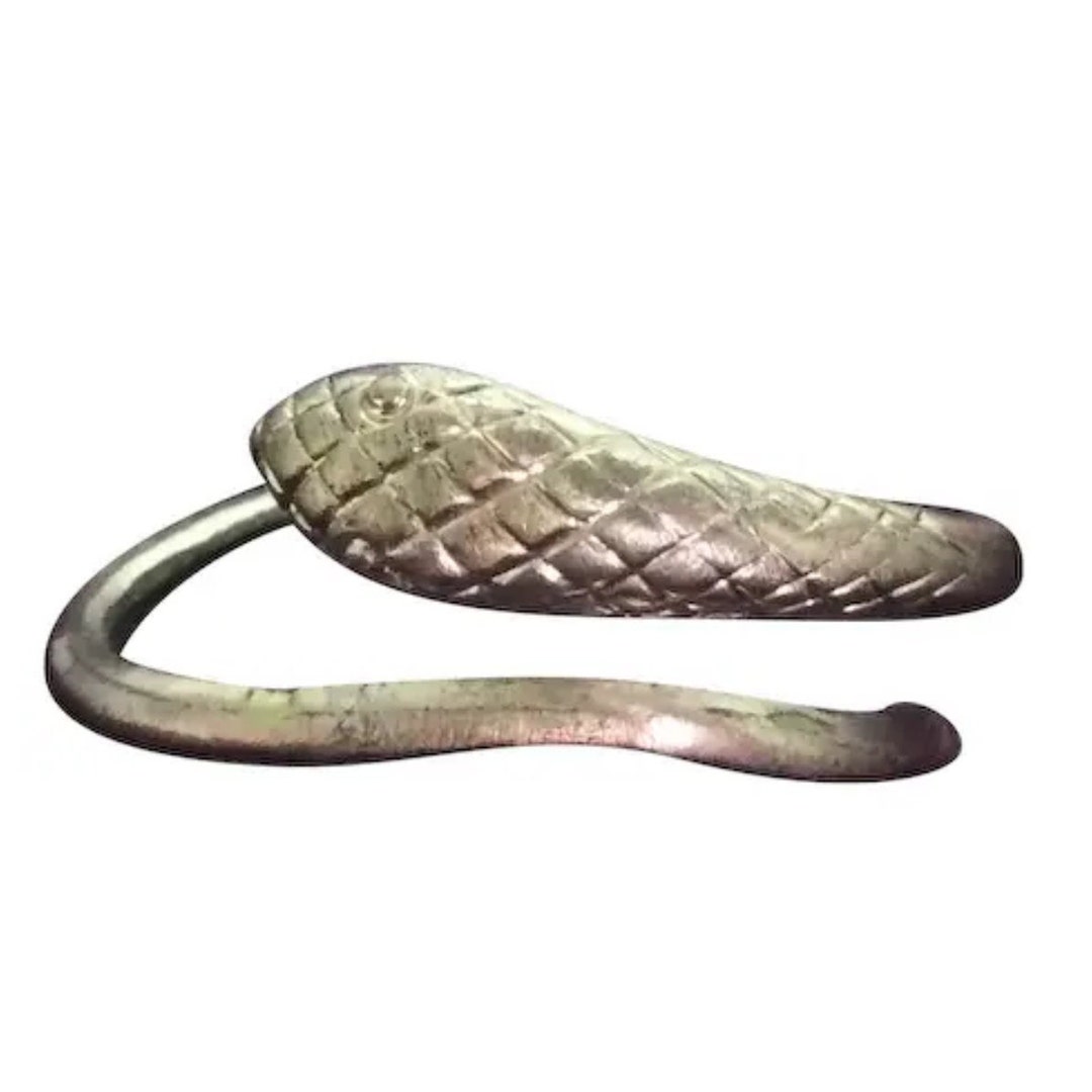 French Embossed Coiled Serpent Ring Rolled Gold - Etsy