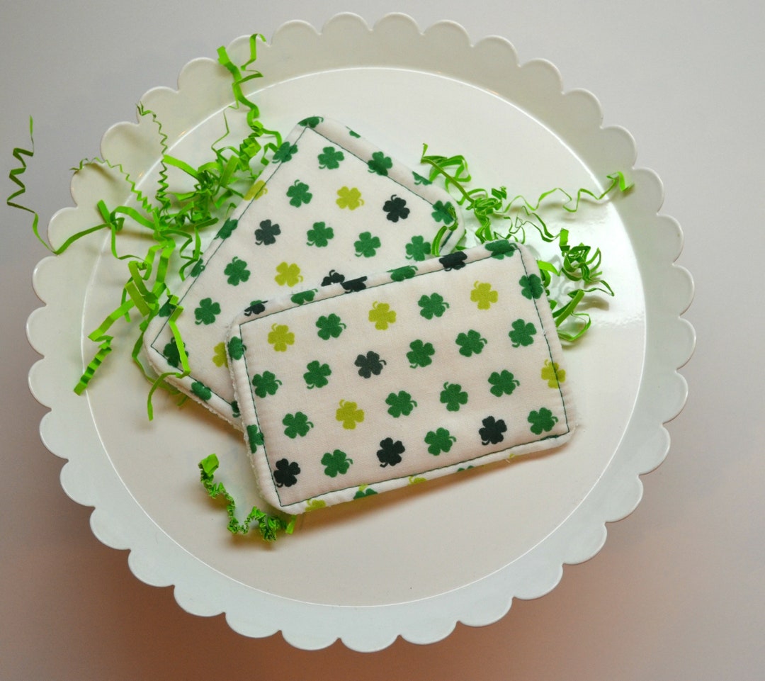 Shamrock Sponge, Reusable Kitchen Sponge, Washable Kitchen Sponge, Zero ...