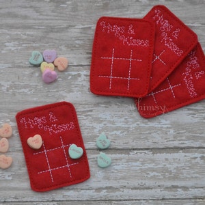 1 Hugs & Kisses Tic Tac Toe, Valentine's Gift, Class Gift, 1 Tic Tac ...