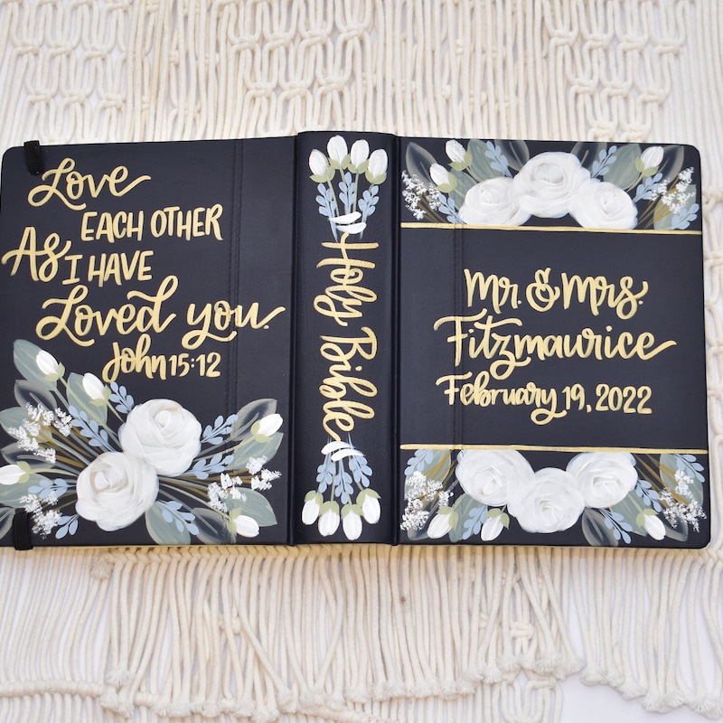Wedding Bible Guest Book - Etsy