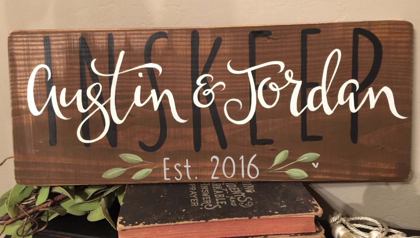 Custom Name Sign|Last Name Established Sign|Family Established Sign ...