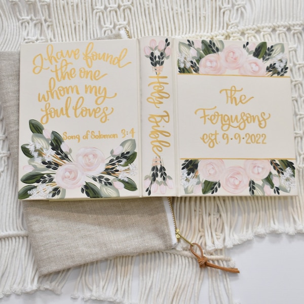 Wedding Bible Guest Book - Etsy