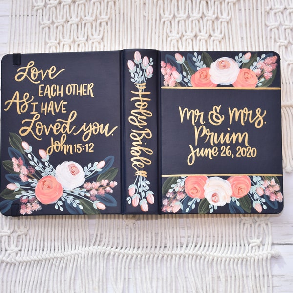 Wedding Bible Guest Book - Etsy