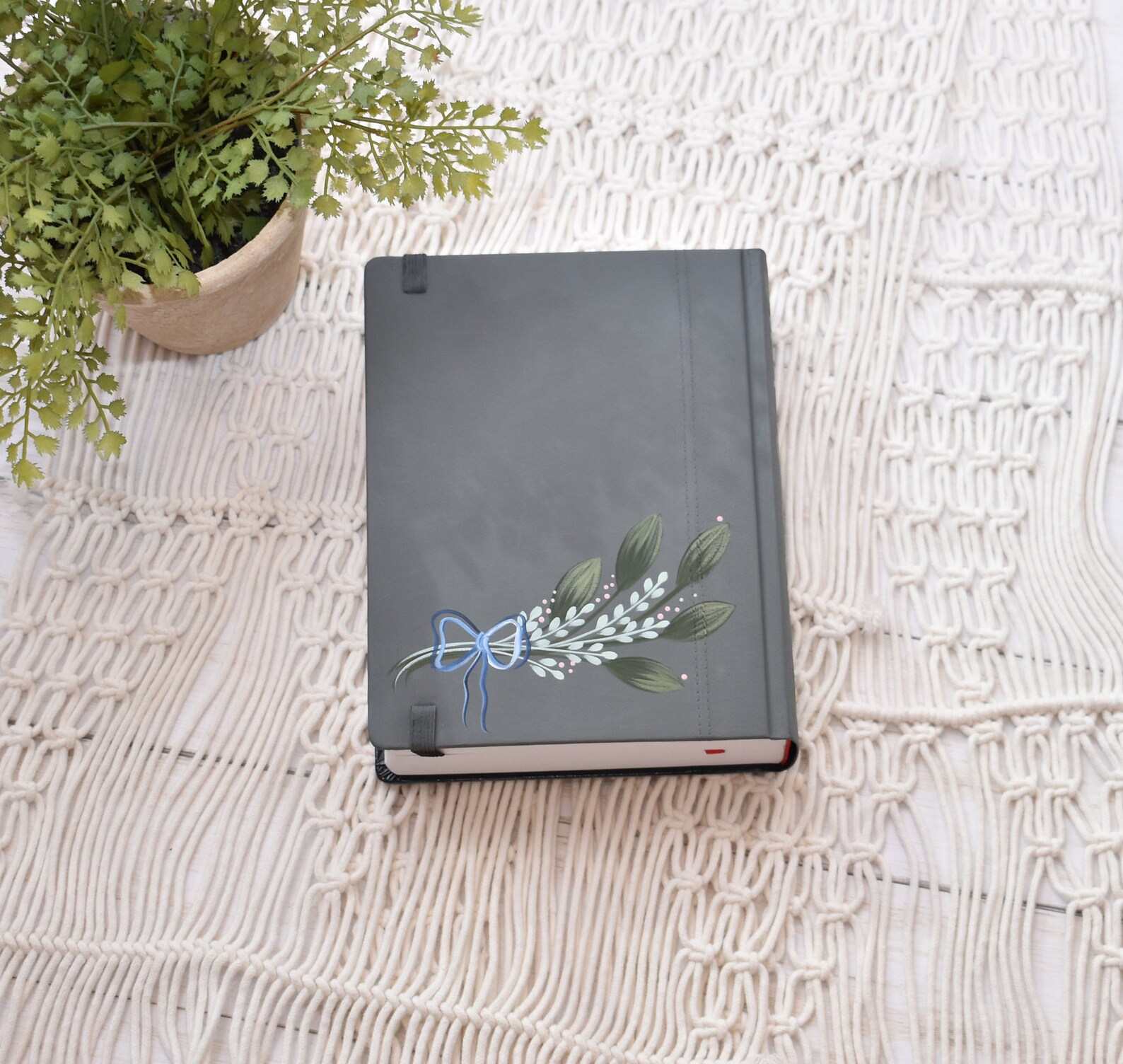 Hand Painted Bible Wedding Guest Book Alternative Personal - Etsy