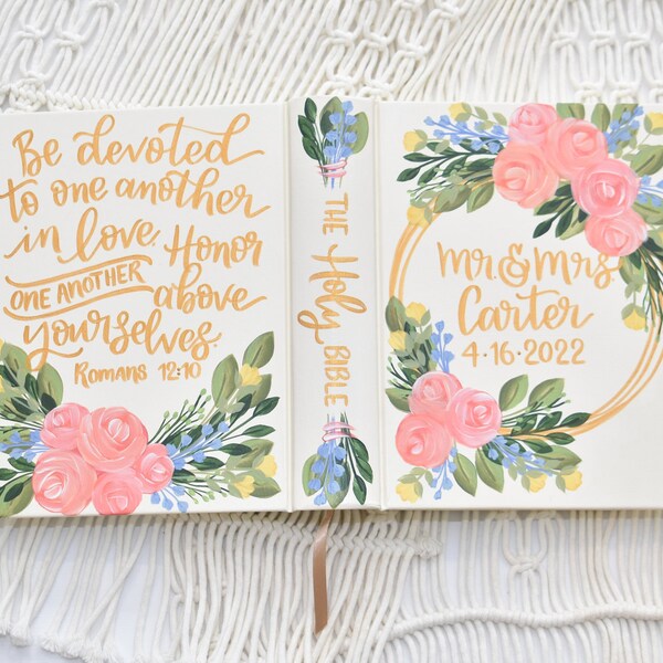 Wedding Bible Personalized - Etsy