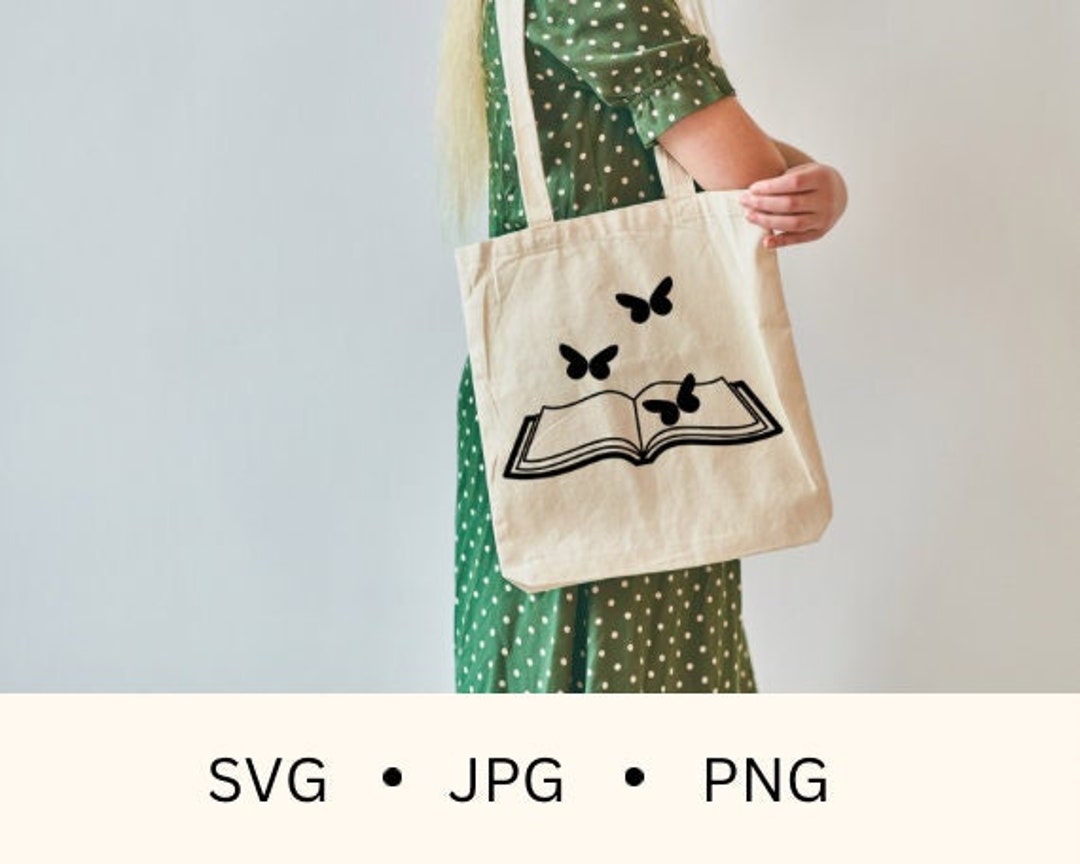 Open Book Butterfly Svg, Book Lover Design, Romantic Book, Magical ...