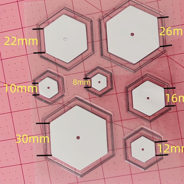 Hexagon Stamp - Etsy