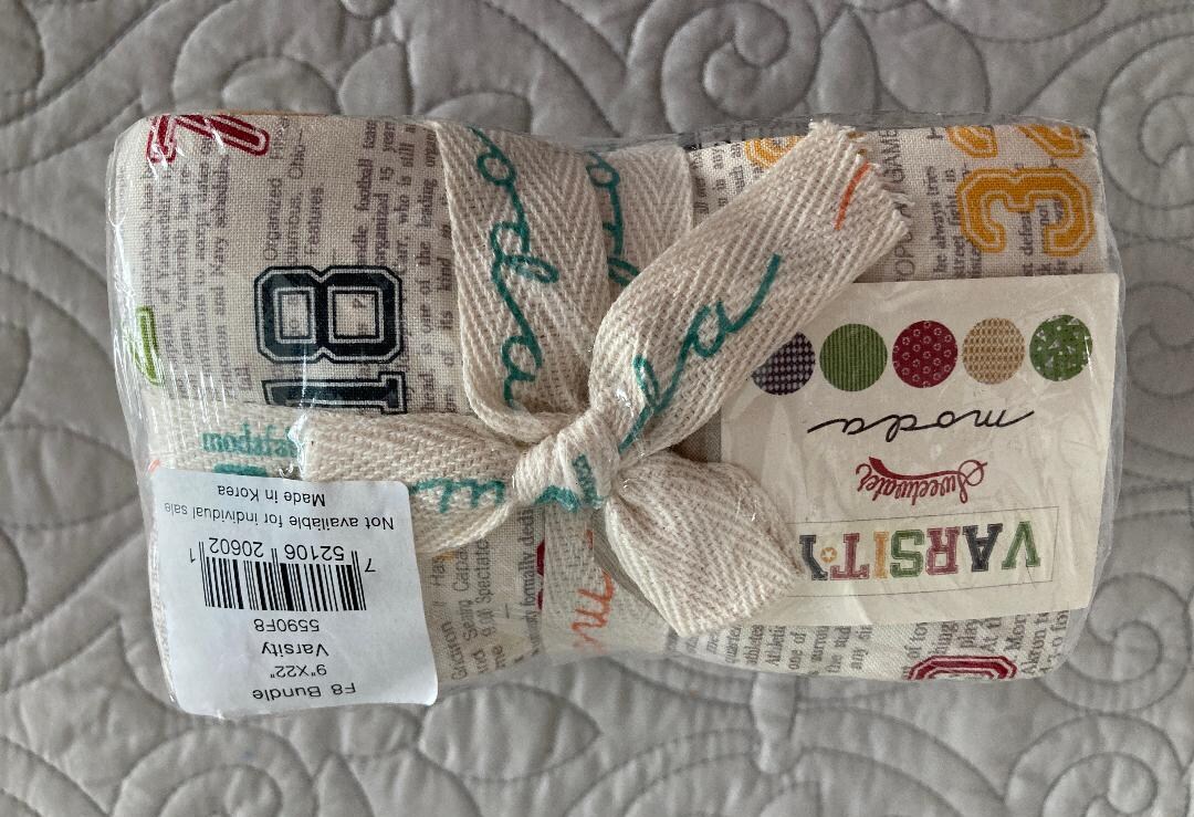 Moda Fat Eighths Bundle 40 Fat Eighths Varsity by Sweetwater - Etsy