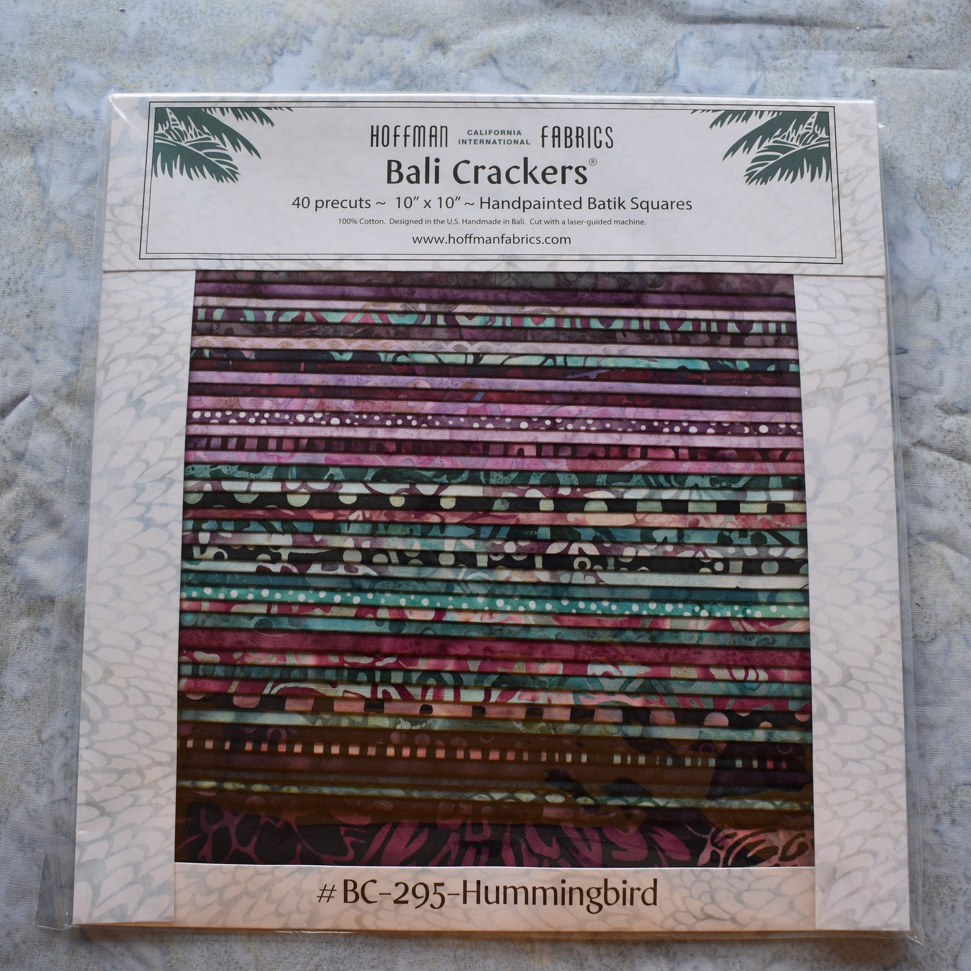 Hoffman Layer Cakes Precut Bali Crackers BC-295 Hummingbird - Etsy