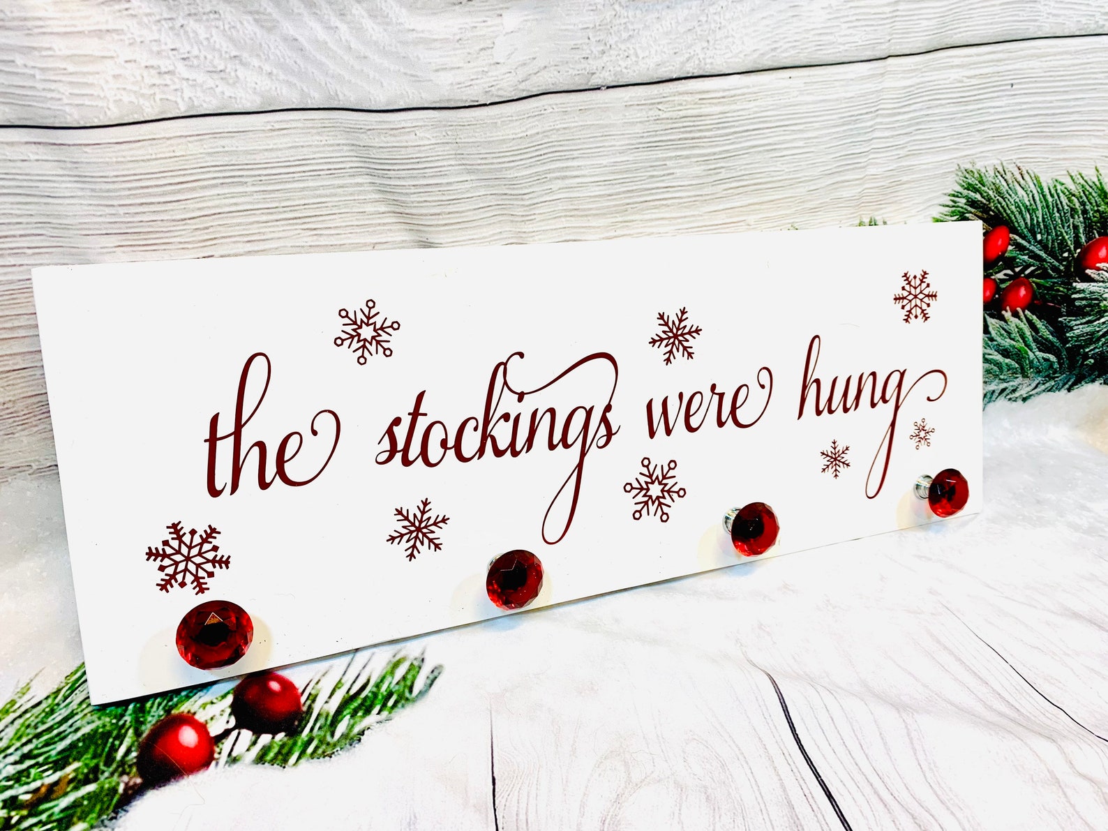 The Stockings Were Hung Christmas Stocking Hanger /coat | Etsy