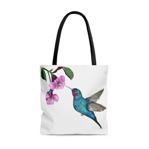 Hummingbird Flower Tleather Shoulder Bag/purse/hand Bag/travel/gifts ...