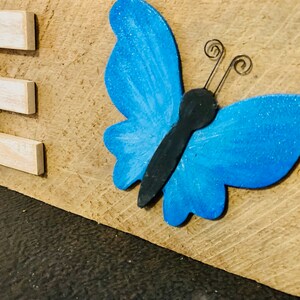 Home With Butterfly Hand Painted Sign/rustic Farmhouse Decor/gifts for ...