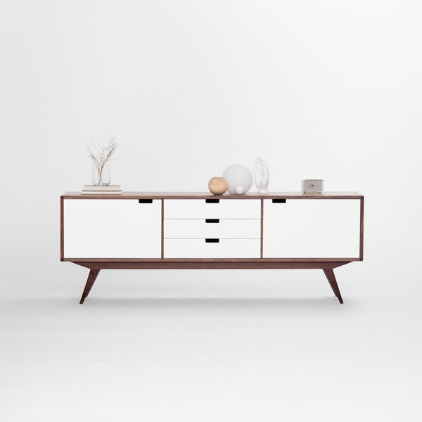 Wood Credenza - Etsy
