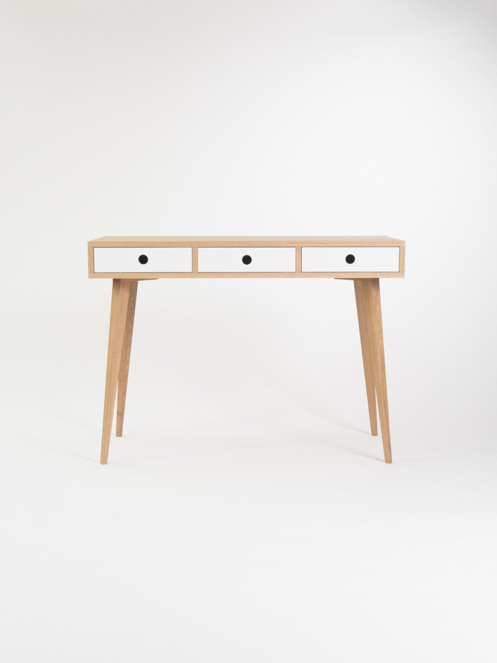 Home Office Desk Small Dressing Table Bureau With White - Etsy UK