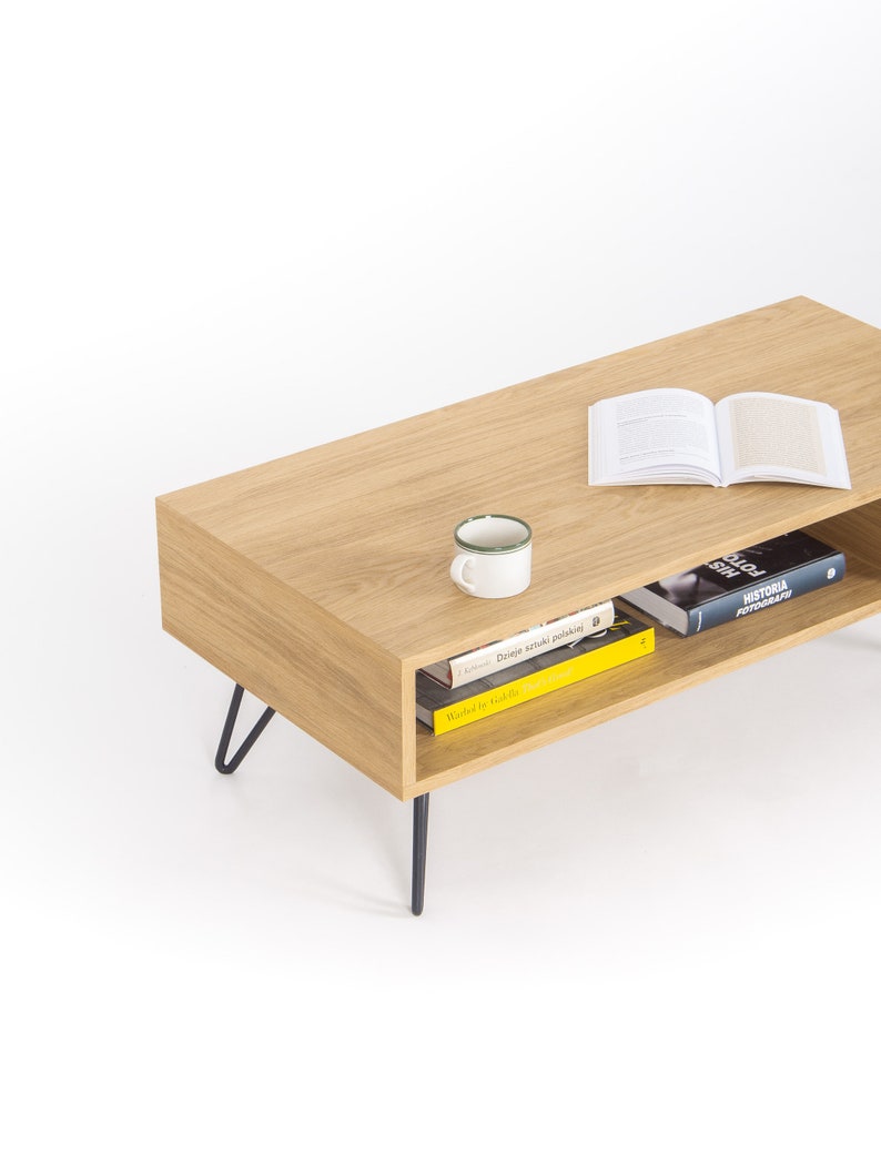 Modern Coffee Table Media Console Entertainment Center Made | Etsy