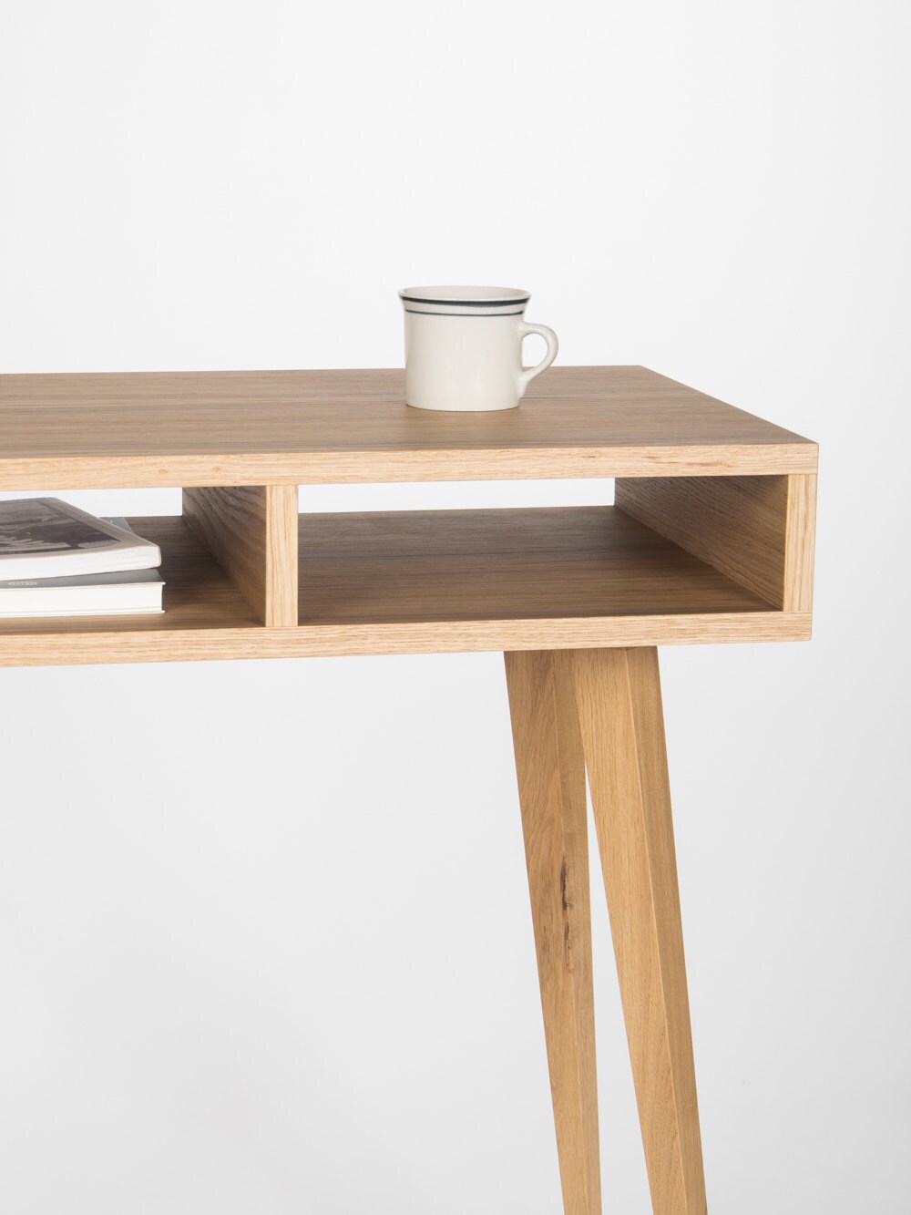 KUUB – Entryway Table, Hallway Table, Small Desk, With Open Shelf, Made ...