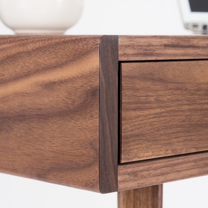 HEIM – Desk for Office, Mid-century Computer Desk With Two Drawers and ...