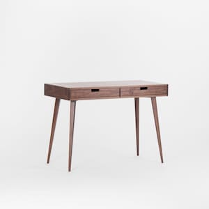 HEIM – Walnut Dressing Table, Small Desk, Mid Century Modern - Etsy