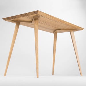 EDGE – Wooden Desk, Office Table, Bureau, Mid Century Modern, Solid Oak ...