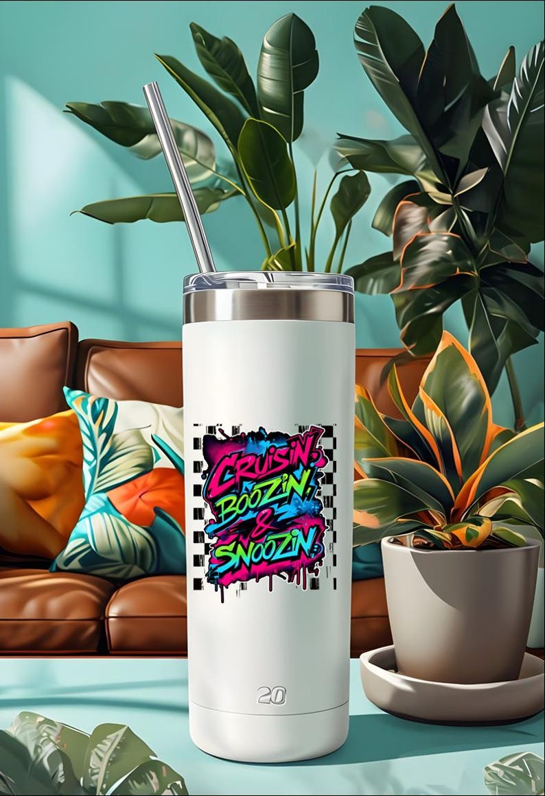 80s Cruise Graphic Neon Retro - Cruisin, Boozin & Snoozin Design ...