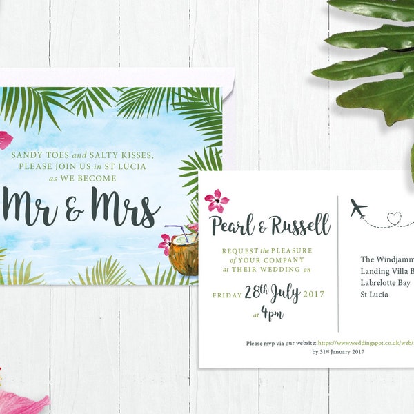 Caribbean Carnival Invitation - Etsy