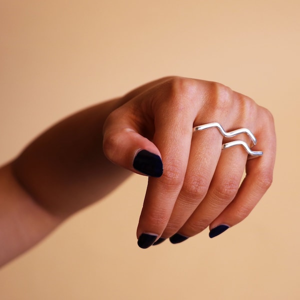 Two Finger Ring - Etsy