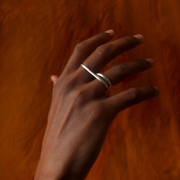 Two Finger Ring - Etsy