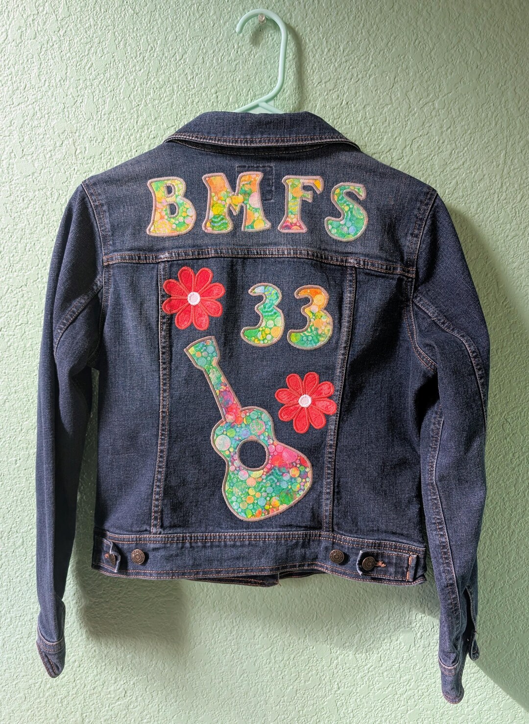 Billy Inspired Denim Jacket, BMFS, Upcycled Jean Jacket, One-of-a-kind ...