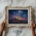 Bethlehem Night Skyline Print: Nativity Star Painting (digital Download ...