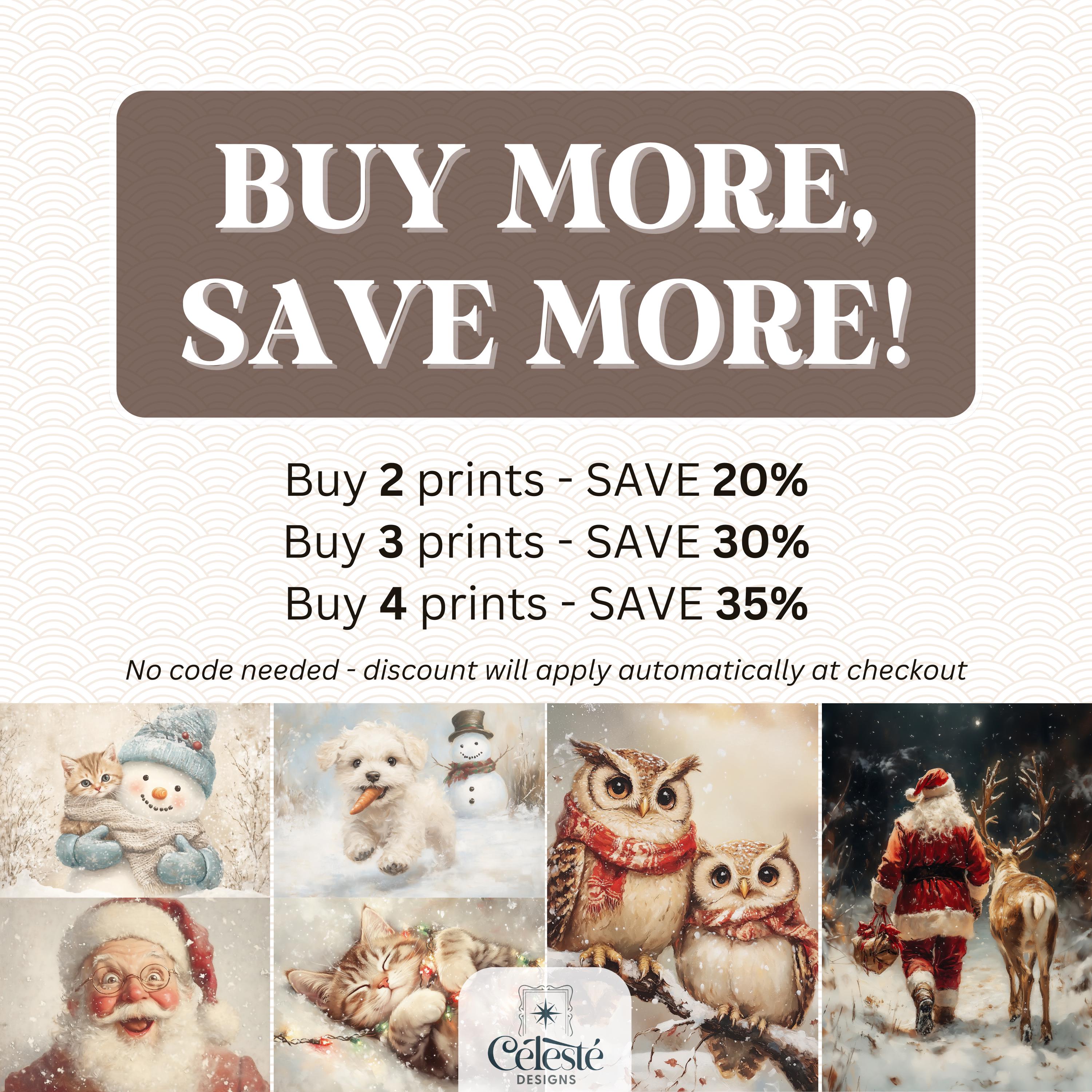 Christmas Polar Bear Print | Christmas Printable | Christmas Art ...