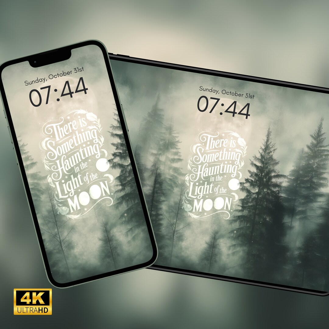 Spooky Forest Phone Wallpaper: Halloween iPhone & Tablet Background ...