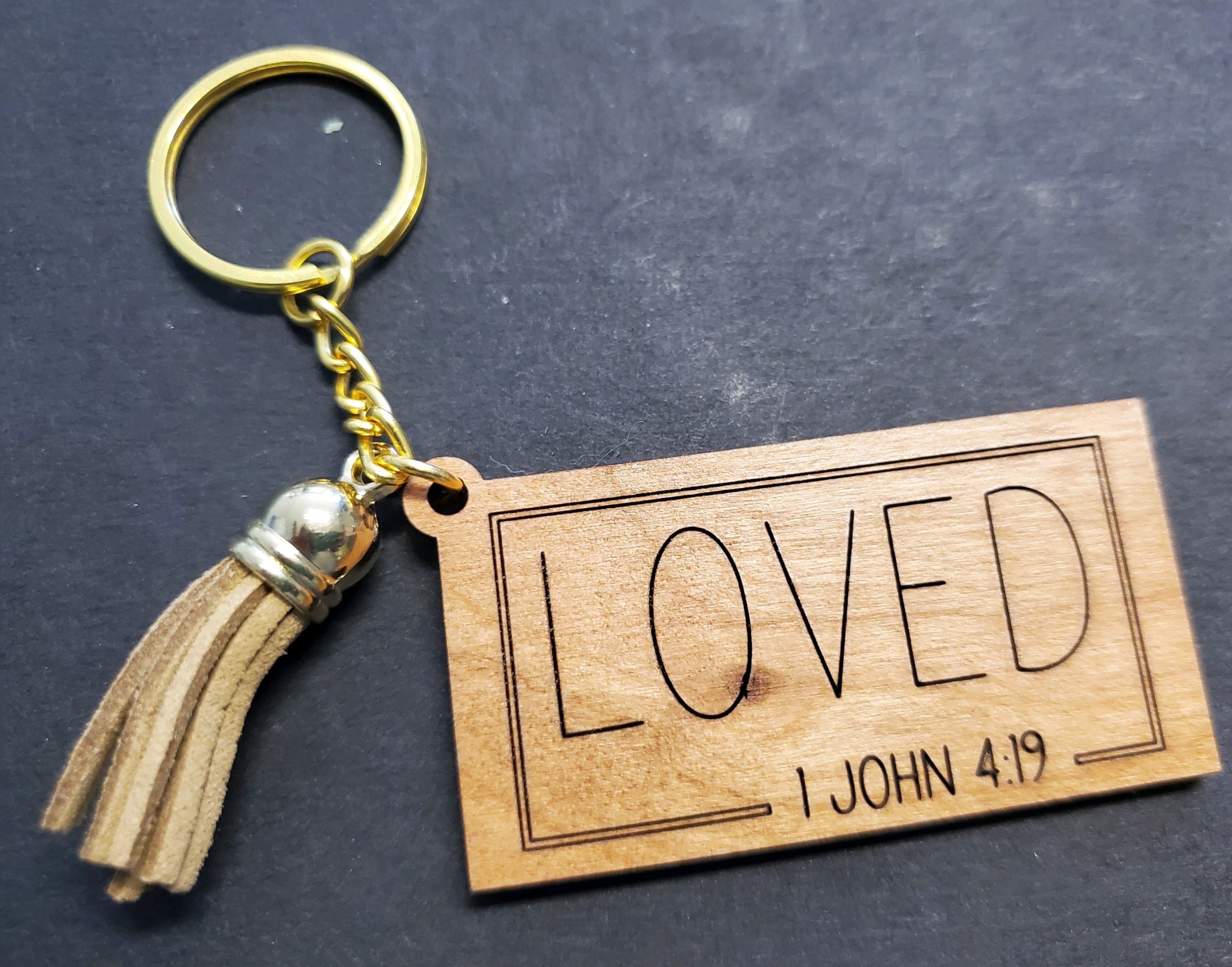 Bible Verse Key Chains With Tassel - Etsy
