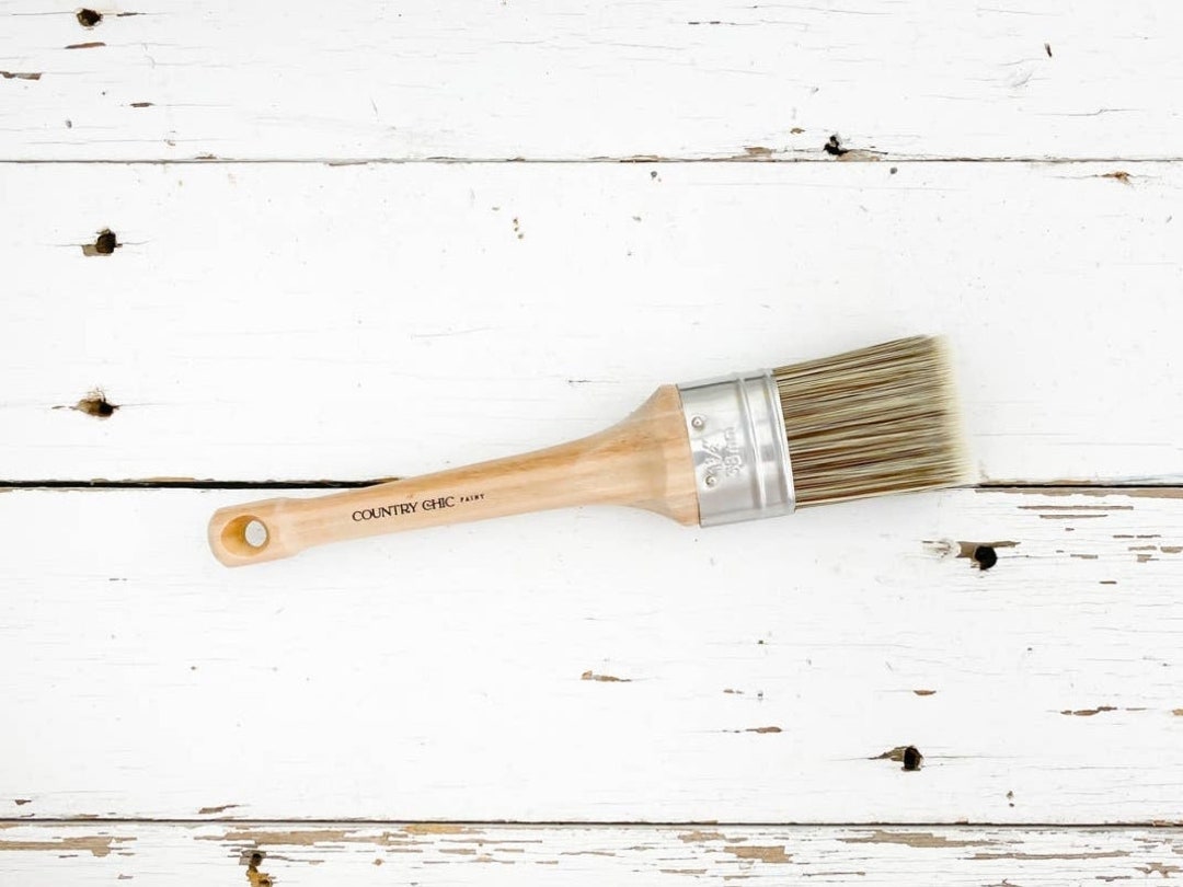 Country Chic Oval Paint Brushes - Etsy