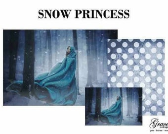 SNOW PRINCESS Decoupage Paper Pack Grace on Design 3 Sheets - Etsy