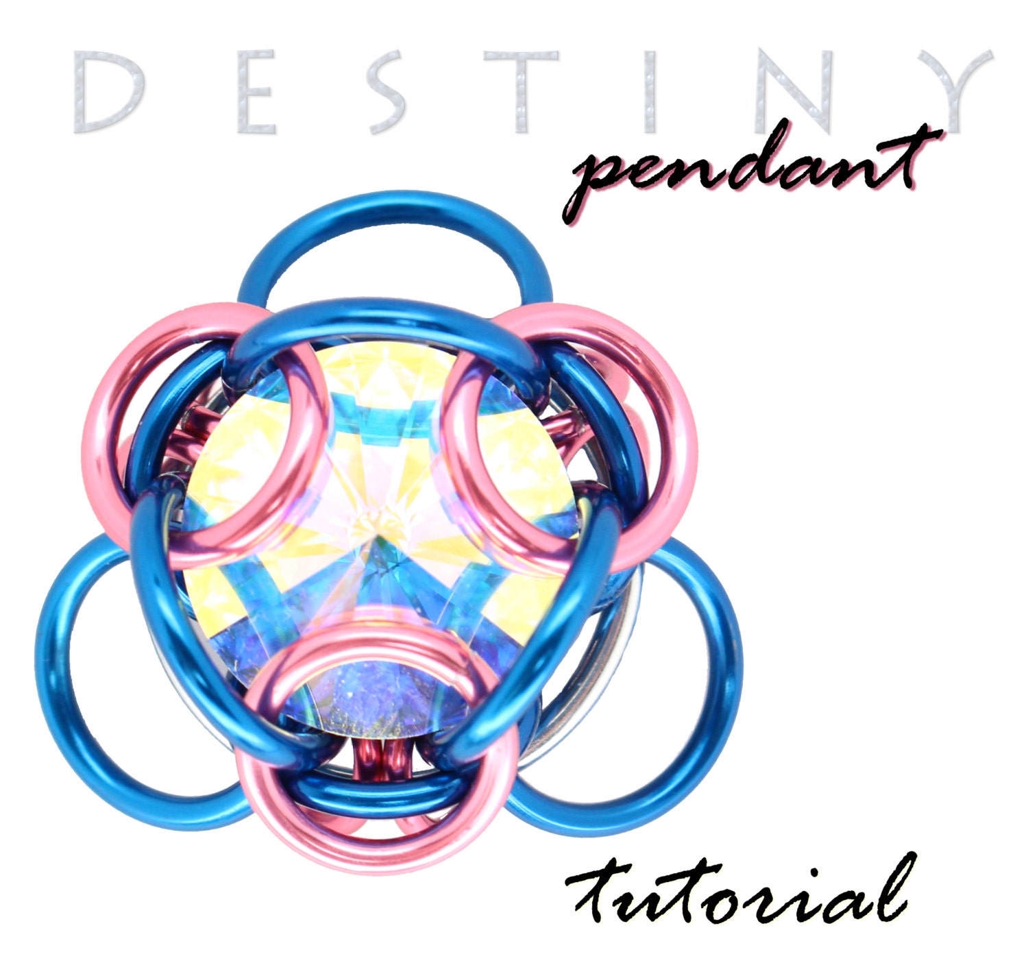 Destiny Pendant TUTORIAL ONLY, Chainmaille Pendant TUTORIAL - Etsy