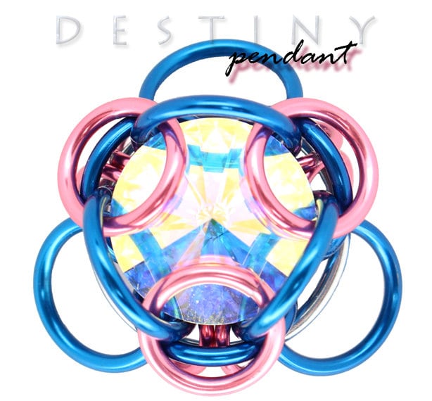 Destiny Pendant TUTORIAL ONLY, Chainmaille Pendant TUTORIAL - Etsy