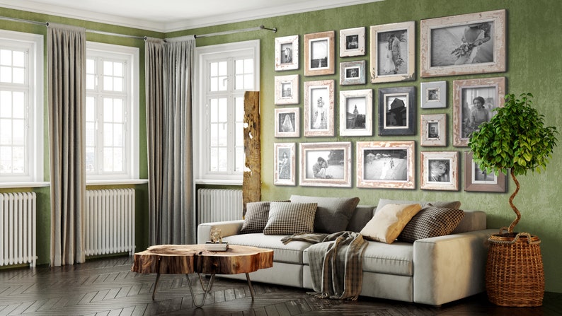 8 X 10 Rustic Photo Frame by Luna Designs Made From a Reclaimed Antique ...