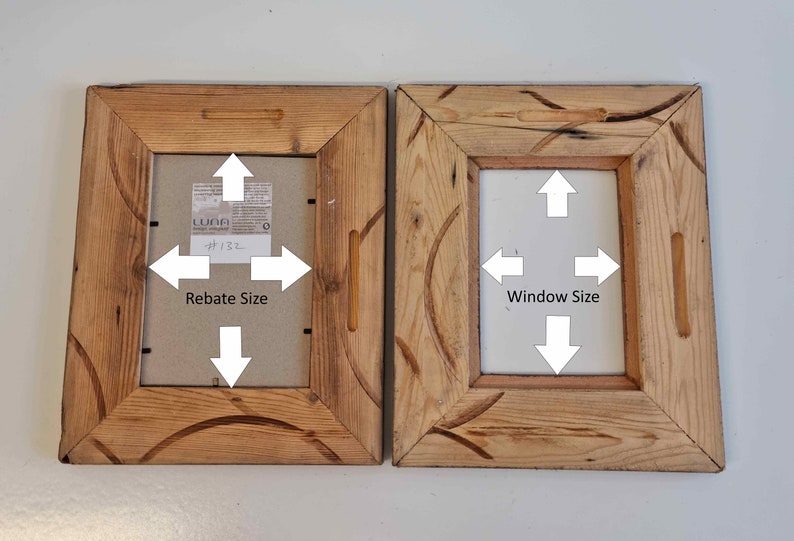 6x6 Chippy Paint Photo Frame: Reclaimed Wood, Shabby Chic Decor - Etsy