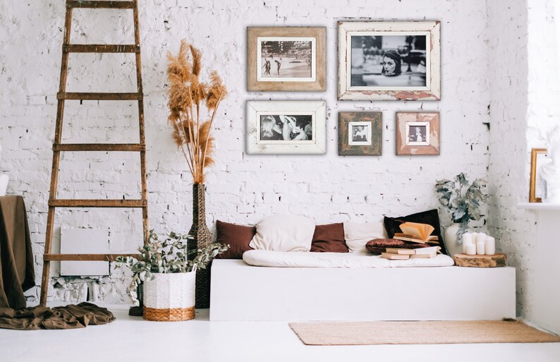 4x4 Shabby Chic Photo Frame Made From Authentic Reclaimed Vintage ...