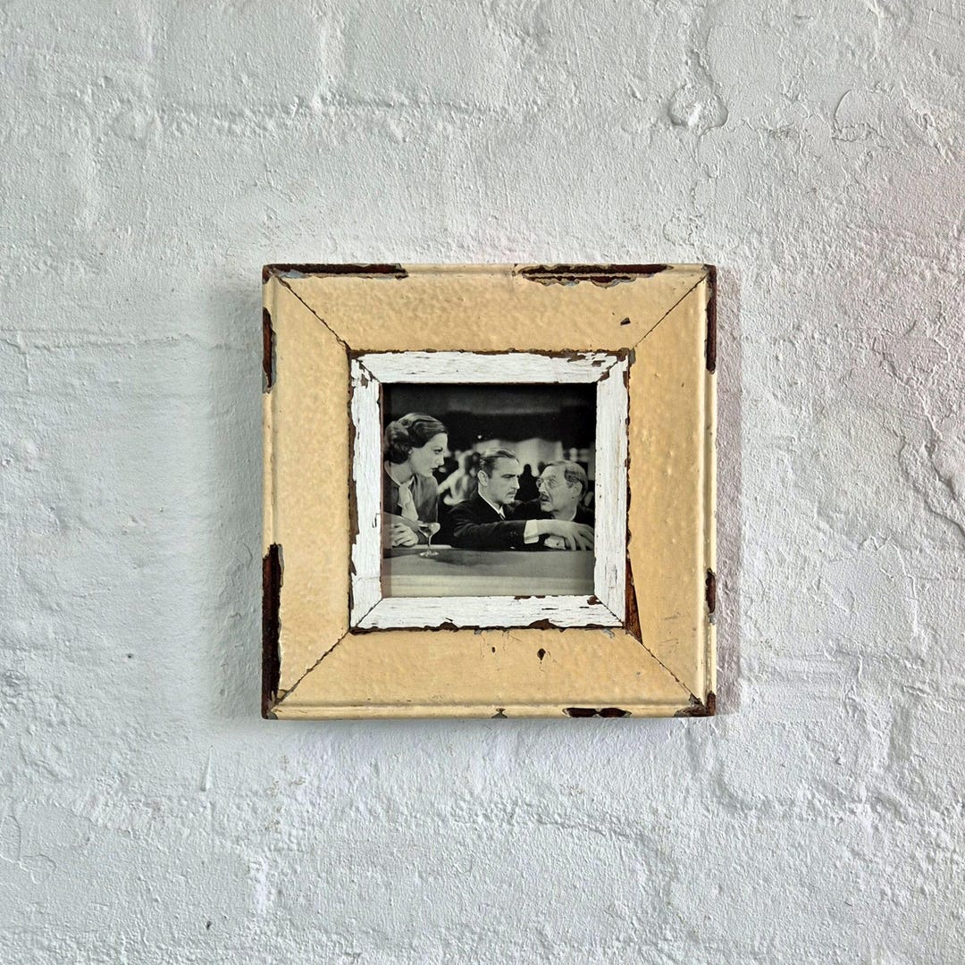 6x6 Shabby Chic Photo Frame. Made From Authentic Architectural Salvage ...